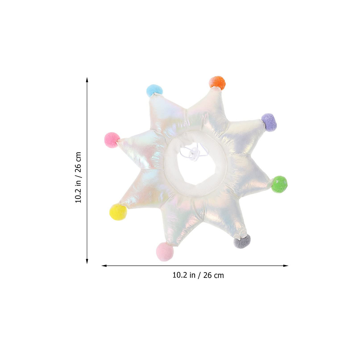 POPETPOP Grooming Neck Cone Cat Recovery Cone Cat Collar Elizabethan Pet Collar Cat Soft Elizabethan Collar Cat Neck Cone Pet Supplies Dog Cone Neck Pillow Tarpaulin White Collar