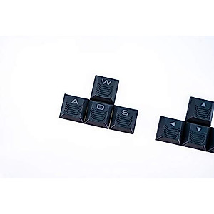 Mechanical Keyboard keycaps WASD keycaps Direction Keys Non-Slip Texture Design keycaps Professional Gaming keycaps (red)