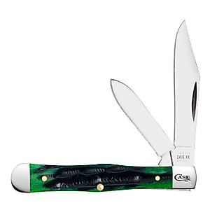 Case xx Knives Deep Canyon Hunter Green Swell Center Jack 75837 Pocket Knife