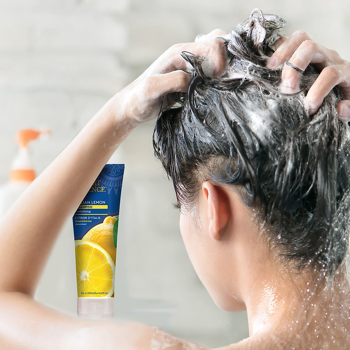 Desert Essence Italian Lemon Shampoo - 8 Fl Oz - Revitalizing - Adds Volume - Shine - Strength Scented - Certified Organic - Aloe Vera - B-complex Vitamins - Cruelty Free - No Parabens