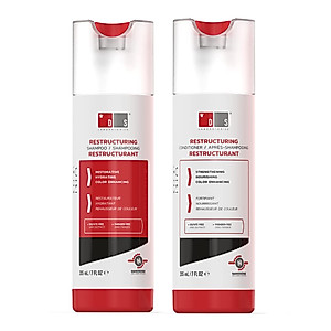 NIA Shampoo and Conditioner Bundle for Damaged Hair by DS Laboratories - Hair Repair Shampoo and Conditioner, Split End Repair, Frizz Control, Hair Strengthening, Reduce Breakage (205ml)