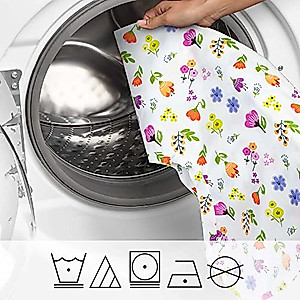 Boppy Nursing Pillow Original Support, Bright Blooms, Ergonomic Nursing Essentials for Bottle and Breastfeeding, Firm Hypoallergenic Fiber Fill, with Removable Nursing Pillow Cover, Machine Washable