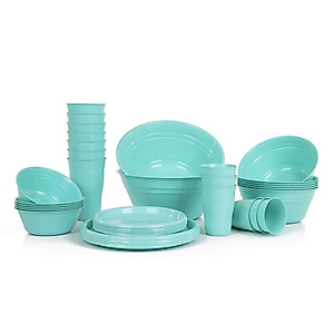 Mintra Home Snack Bowls (Party Set - 38pc) (Teal)