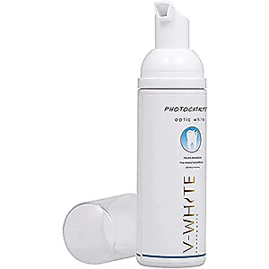V-WHITE Foam Whitening Toothpaste with Deep Cleansing Teeth Whitening Gel & Pen– Gluten, Fluoride & Alcohol Free for Adults & Kids Toothpaste 60 ml – Brighten Your Teeth and Kills Bad Breath