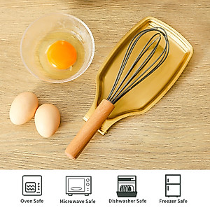 BETTWILL Gold Spoon Rest for Kitchen Counter