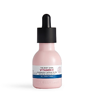The Body Shop Vitamin E Overnight Serum-In-Oil – Nourishes, Softens & Restores – For All Skin Types – 1 oz