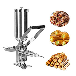 4.5L Manual Jam Filling Machine, Vertical Donuts Filler, Commercial Paste Liquid Churro Cream Fillers for Restaurants, Bakery, CE/FCC