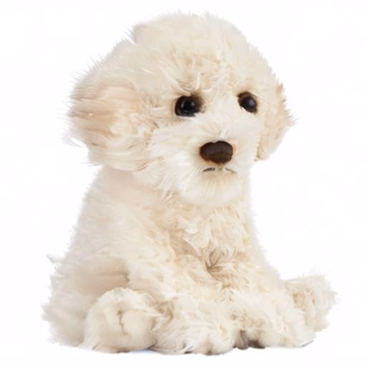 Living Nature Labradoddle Puppy Stuffed Animal | Fluffy Dog Animal | Soft Toy Gift for Kids | 6 inches