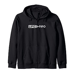 LIFO > FIFO Accountant Controller CPA Bookkeeper Funny Cute Zip Hoodie
