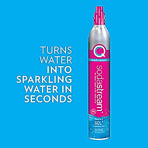 SodaStream CQC 60L Co2 Exchange Carbonator, Pack of 2, Plus $15 Amazon.com Gift Card with Exchange