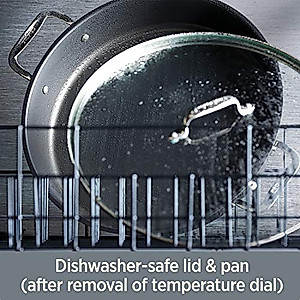 All-Clad SK492 Electric Skillet with Adjustable Temperature Dial, 7 Quart, Stainless Steel