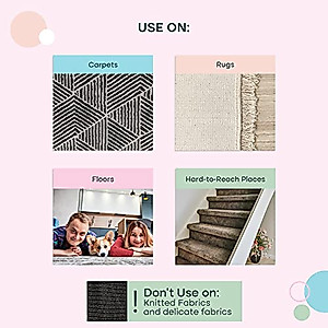 Uproot Clean Xtra - Pet Hair Removal Broom with Telescopic 60" Handle & Innovative Metal Edge Design - Durable Carpet Rake for Pet Hair Removal - Easy Pet Hair Remover for Carpet