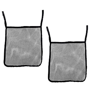 Alovexiong 2 Pack Portable Universal Multi Function Baby Stroller Hanging Bag, Accessory Mesh Organizer Net Bag, Food Storage Container Bag,Stroller Hanging Storage Net Bag,Toy Storage