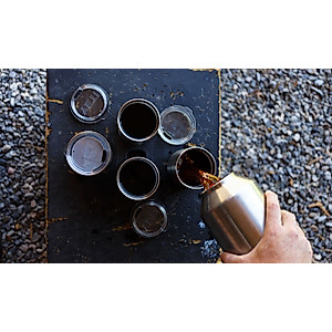 YETI Rambler 10 oz Lowball, Vacuum Insulated, Stainless Steel with Standard Lid, 4 Pack