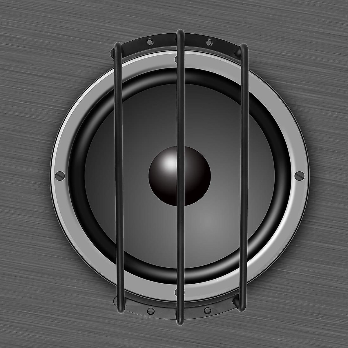 X AUTOHAUX 2pcs 10 Inch Metal Auto Car Bar Grille Speaker Subwoofer Grill Cover Protector