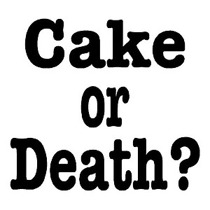 CafePress Cake Or Death Black Mug Ceramic Coffee Mug, Tea Cup 11 oz