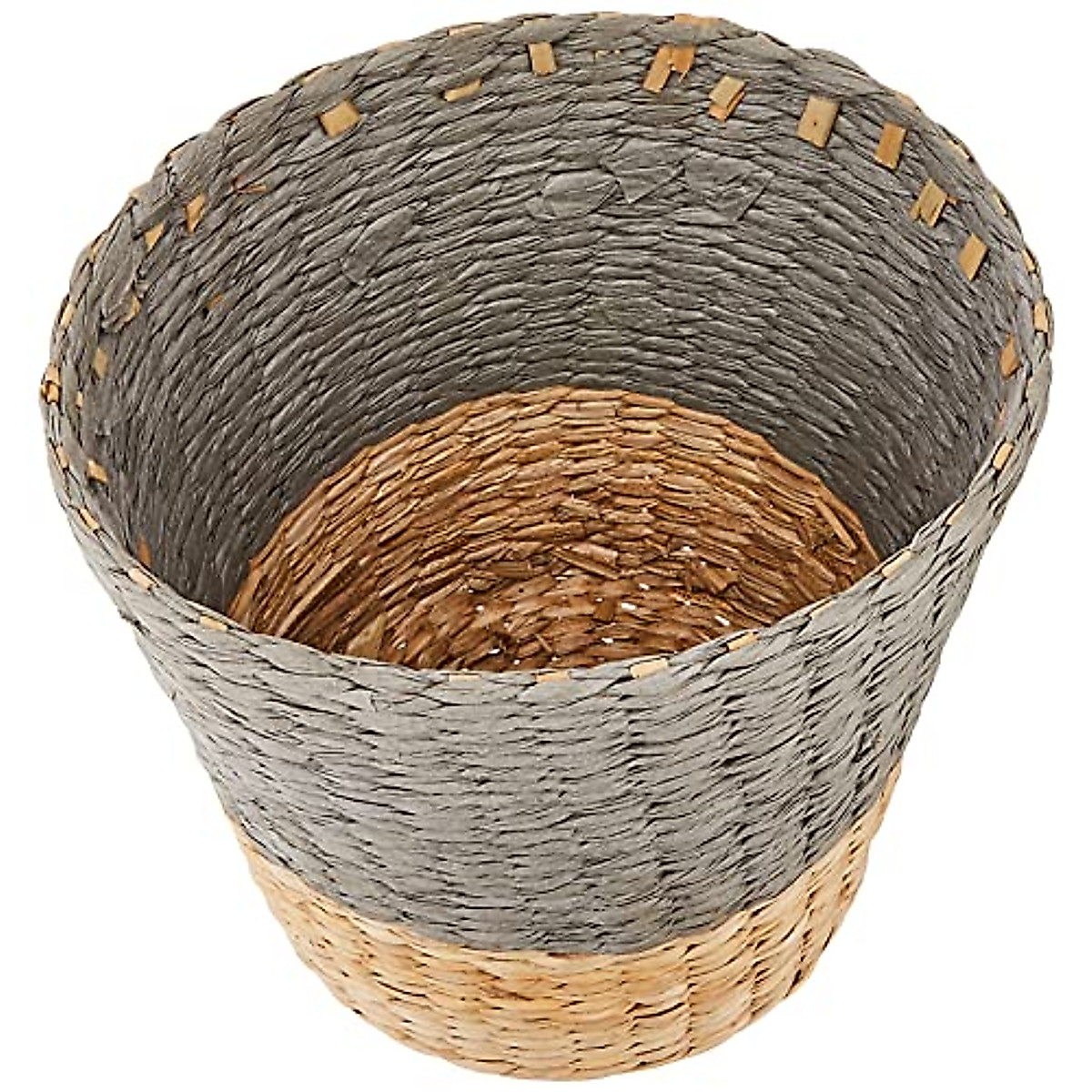 Household Essentials ML-6620 Cattail and Paper Waste Basket, Two, 2 Tone