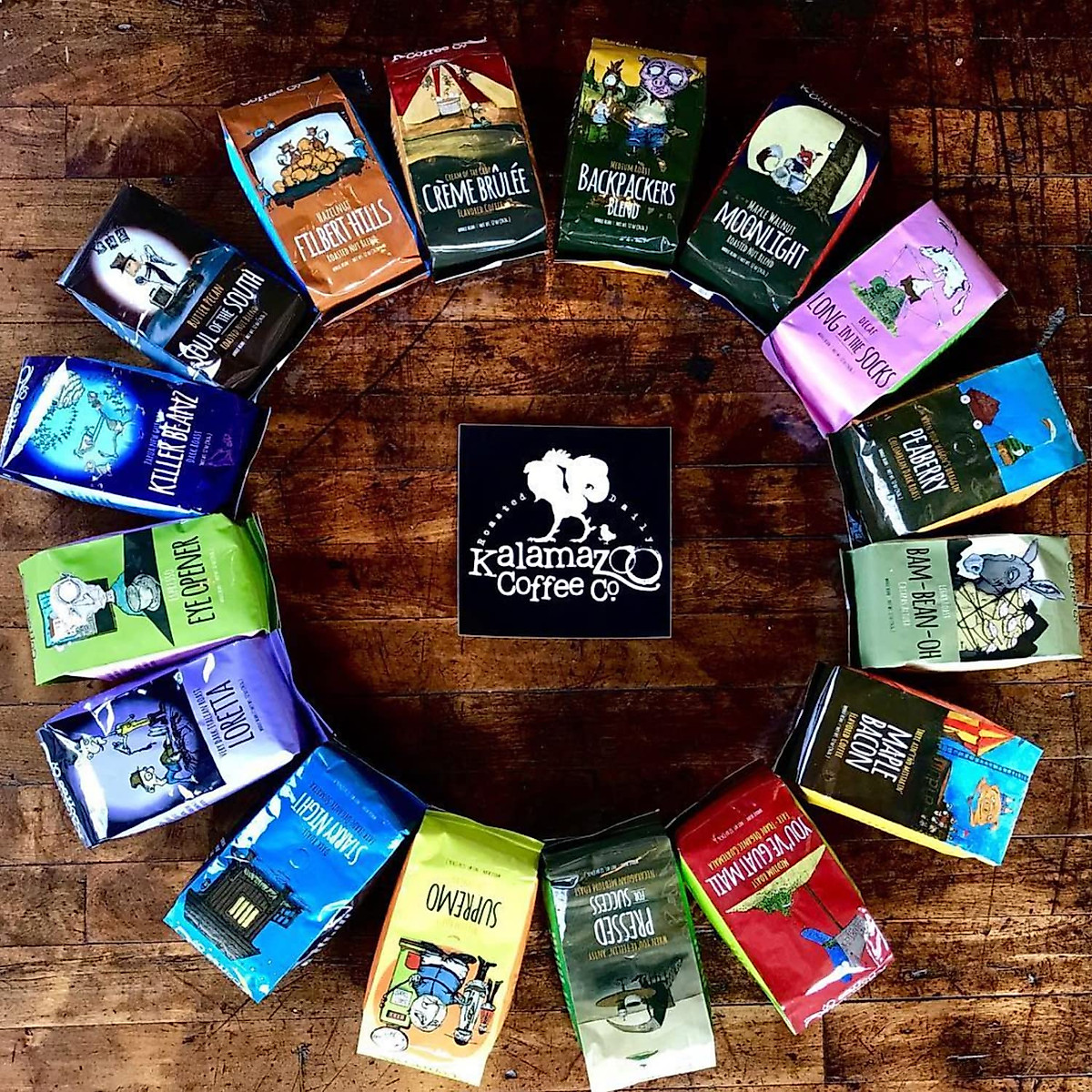 KALAMAZOO COFFEE COMPANY French Vanilla Ground Coffee - That Silky Sip Flavored Coffee | 12oz Bag (1 Pack)