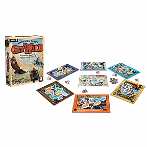 USAOPOLY National Parks Get Wild | Quick-Rolling Dice Game Featuring Iconic National Park Locations | Great Kids Game & Family Board Game