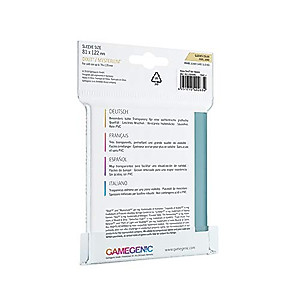 Prime Board Game Sleeves | Pack of 90 Extra-Clear Sleeves | 81 by 122 mm Card Sleeves Optimized for Use with Dixit and Mysterium | Premium Card Protection | FFG Sand Color Code | Made by Gamegenic