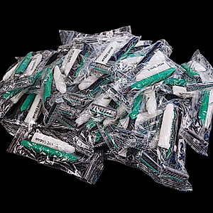 Kheoxusa Bulk Razors Disposable Individually Wrapped,Disposable Razors(100 Pack)