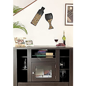 Wine Cork Holder Shaped Like a Wine Bottle. Display Cork Collection. Packed in a Beautiful Gift Box with Magnetic Lid. Perfect Decoration for Indoor & Outdoor Bars, Parties, Kitchens, Wine Cellars