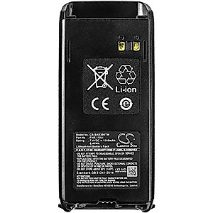 BCXY FNB-110Li Battery Replacement for Standard Horizon HX290 HX 290 Standard Horizon FNB-110Li Batteries Standard Horizon HX290 Battery