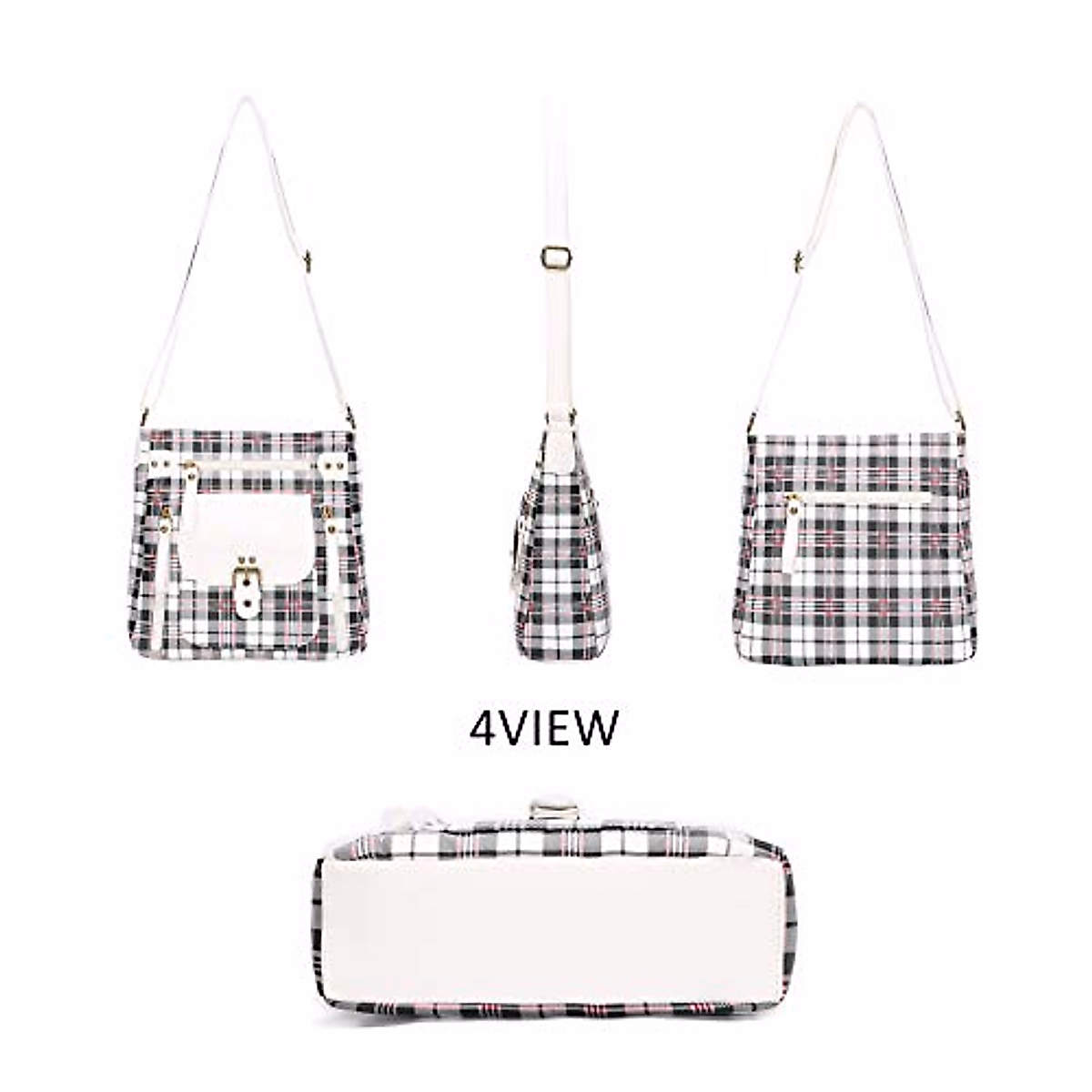 KL928 Crossbody Bags for Women Shoulder Purses and Handbags, L-white