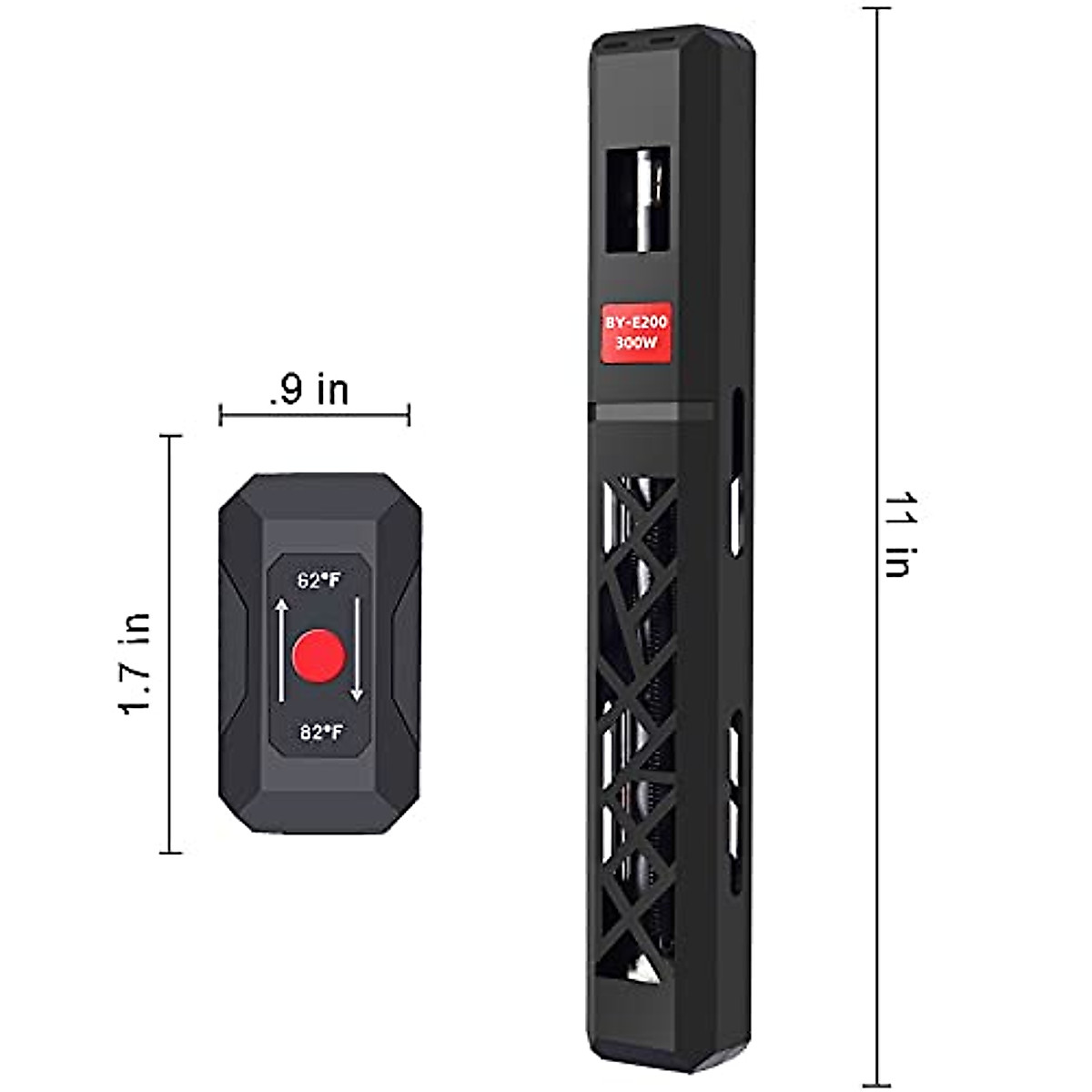 SOUTH SHORE RETAIL, LLC 300 Watt Digital Aquarium Heater for Fish Tank - Fits 10-125 Gallon Tanks - Most Affordable Digital 300 Watt Heater on Amazon!