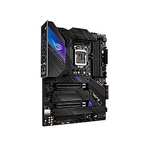 ROG Strix Z590-E Gaming WiFi 6E LGA 1200(Intel® 11th/10th Gen) ATX gaming motherboard (PCIe 4.0, 14+2 power stages, DDR4 5333+, Dual Intel® 2.5 Gb LAN,Thunderbolt 4, 4xM.2/NVMe SSD and AURA RGB)