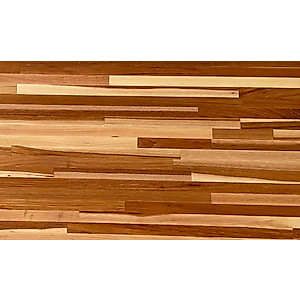 Forever Joint Hickory Butcher Block Kitchen Island Top - 1.5" x 36" x 48"