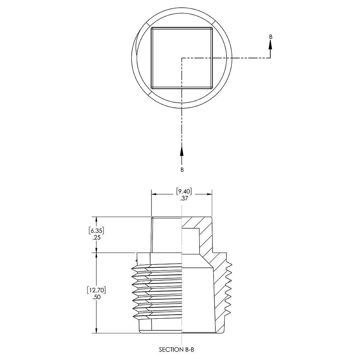 Caplugs P-28 P Series – Plastic Threaded Plug for NPT/NPS Pipe Fittings, 1000 Pack, Red HD-PE, Thread Size NPT 1/4" Tapered & Straight, Temporary Seals, Thread Protection, Leak Prevention (99191150)