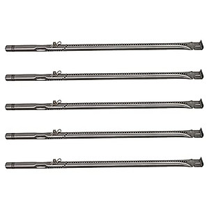 UpStart Components 5-Pack BBQ Gas Grill Tube Burner Replacement Parts for Charbroil 463361017 - Compatible Barbeque Stainless Steel Pipe Burners
