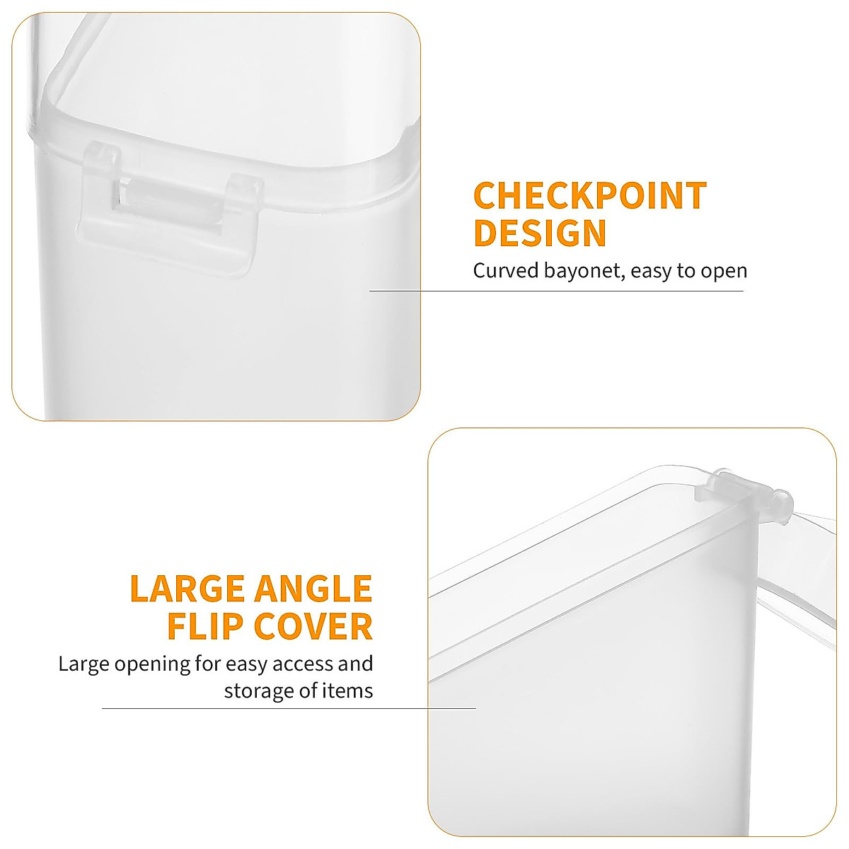 IMIKEYA Cheese Storage Container for Fridge Sliced Cheese Container for Fridge Clear Plastic Butter Cheese Slice Storage Keeper Box Cheese Preservation Container