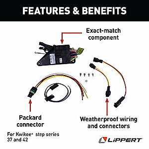 Kwikee Replacement Control Unit Assembly for 37 and 42 Series Electric Step for RVs & Travel Trailers