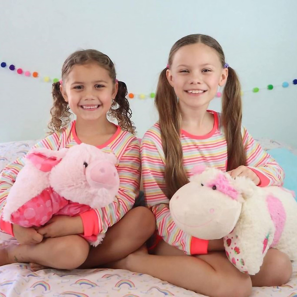 Pillow Pets Sweet Scented Strawberry Cow Stuffed Animal Plush Toy