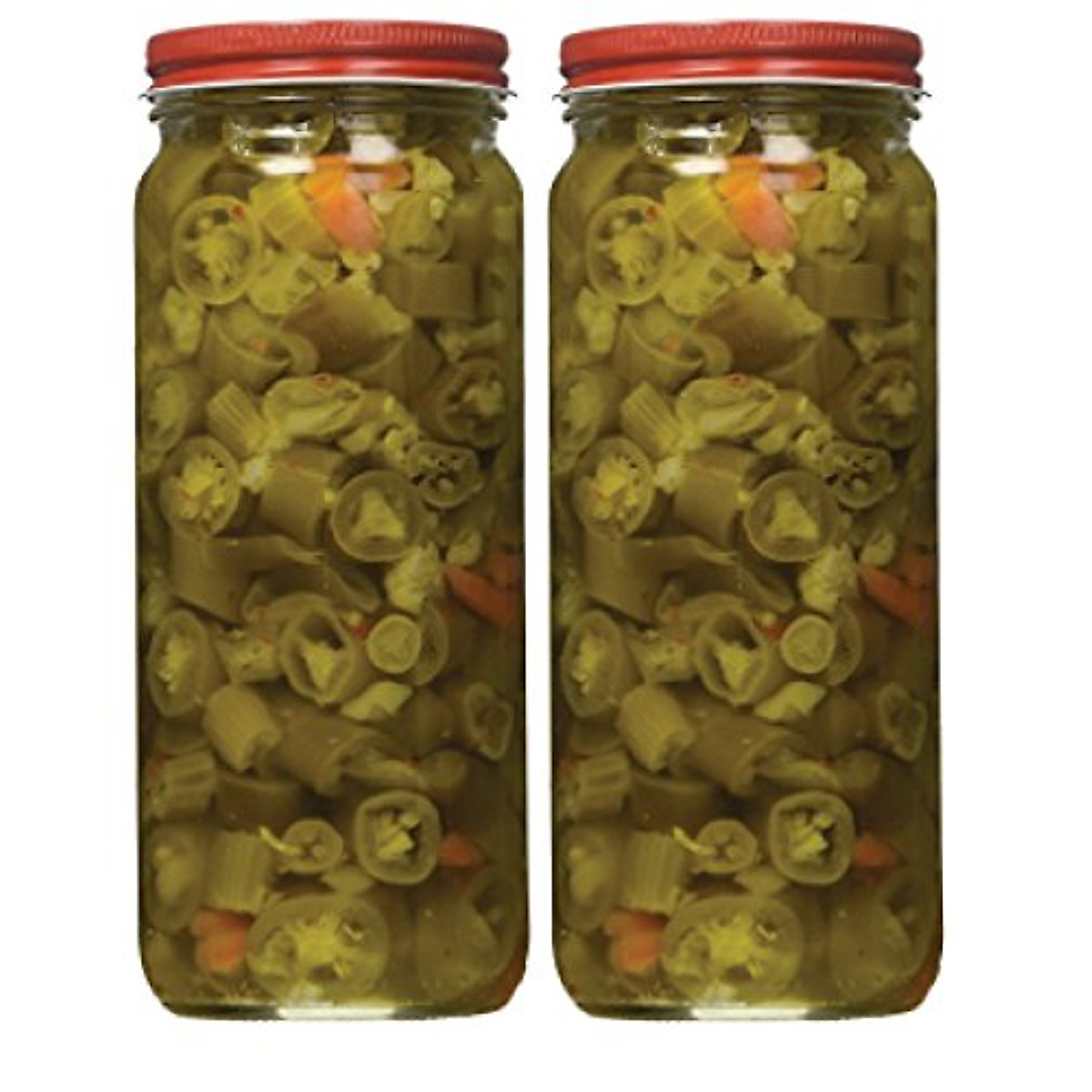 Marconi - The Original Chicago Style Hot Giardiniera - 16 oz (2 Pack)
