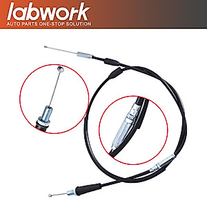 labwork Throttle Cable Line Replacement for Yamaha Bear Tracker 250 Wolverine 350 Kodiak 400 Big Bear 350 1993-2005