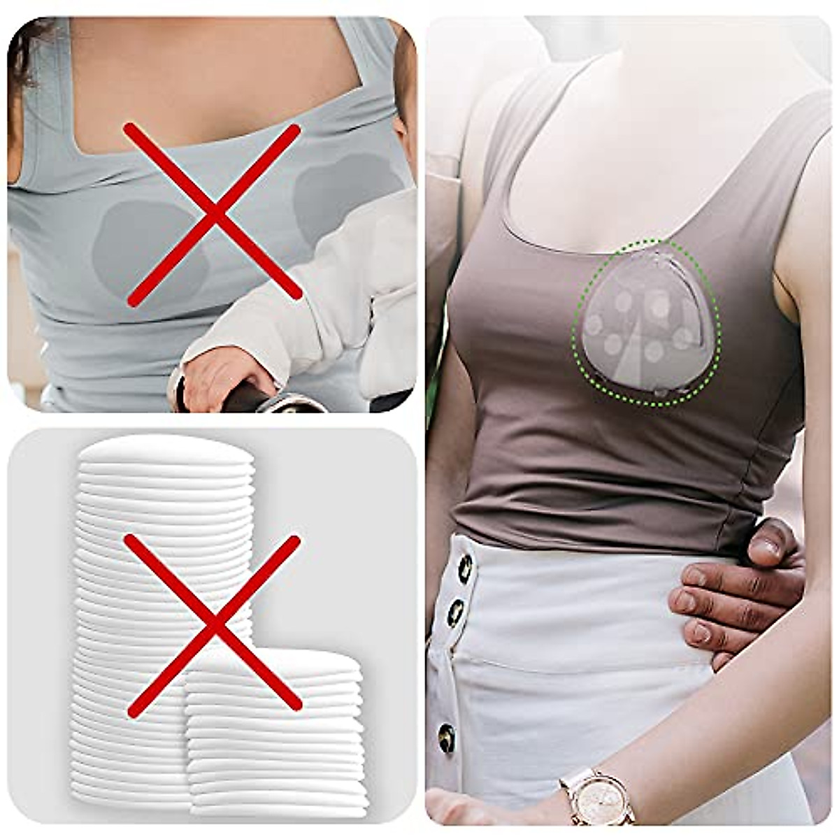 haakaa Ladybug Breast Milk Collector Breast Shells Milk Saver Nursing Cups for Large Milk Supply, Replace Disposable Breast Pads, Reusable & Wearable (150ml, 1 Pc)