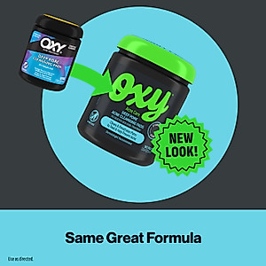 Oxy Deep Pore Acne Facial Cleansing Pads, Maximum Strength 2% Salicylic Acid Stubborn Acne Treatment, Fights Breakouts, Exfoliates, Unclogs Pores, Treats Blackheads, Dermatologist Recommended, 90 Pads