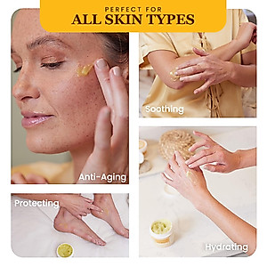 Sweet Bee Naturals - All-in-One Skin Balm & Ointment for Face & Body, Multipurpose Moisturizer for Dry Skin, Burns, & Irritation, Bee Magic Skin Care Essentials -1 Jar (4oz)