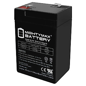 Mighty Max Battery Exit Sign Battery 6V 4.5Ah Backup