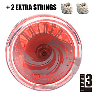 Yomega Raider – Responsive Pro Level Ball Bearing Yoyo, Designed for Advanced String Trick and Looping Play (Color May Vary)