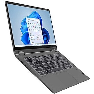 2022 Lenovo Flex 5 2-in-1 Touchscreen Laptop, 14" FHD Touch Display, 8-Core AMD Ryzen 7 5700U Upto 4.3GHz, AMD Radeon Graphics, WiFi6, Backlit KB, Fingerprint, Win11 Home, Grey (16GB|1024GB SSD)