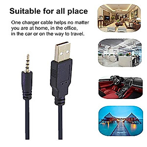 Ancable USB to 2.5mm Male, Headphone Charger Cable for JBL Synchros E30 E40BT E45BT E50BT EB40 S400BT S400 S500 S700 J56BT Wireless Headphones Replacement Charging Cable