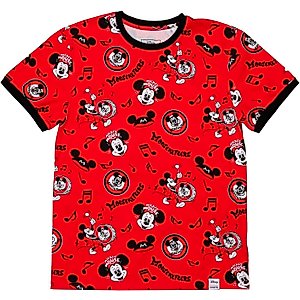 Loungefly Apparel: Disney 100th Mouseketeers Unisex Tee - Size Large