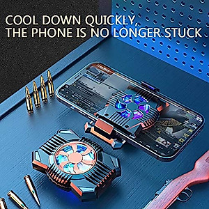 UXZDX CUJUX Universal Mobile Phone USB Game Cooler System Cooling Fan Gamepad Holder Stand Radiator (Color : B)