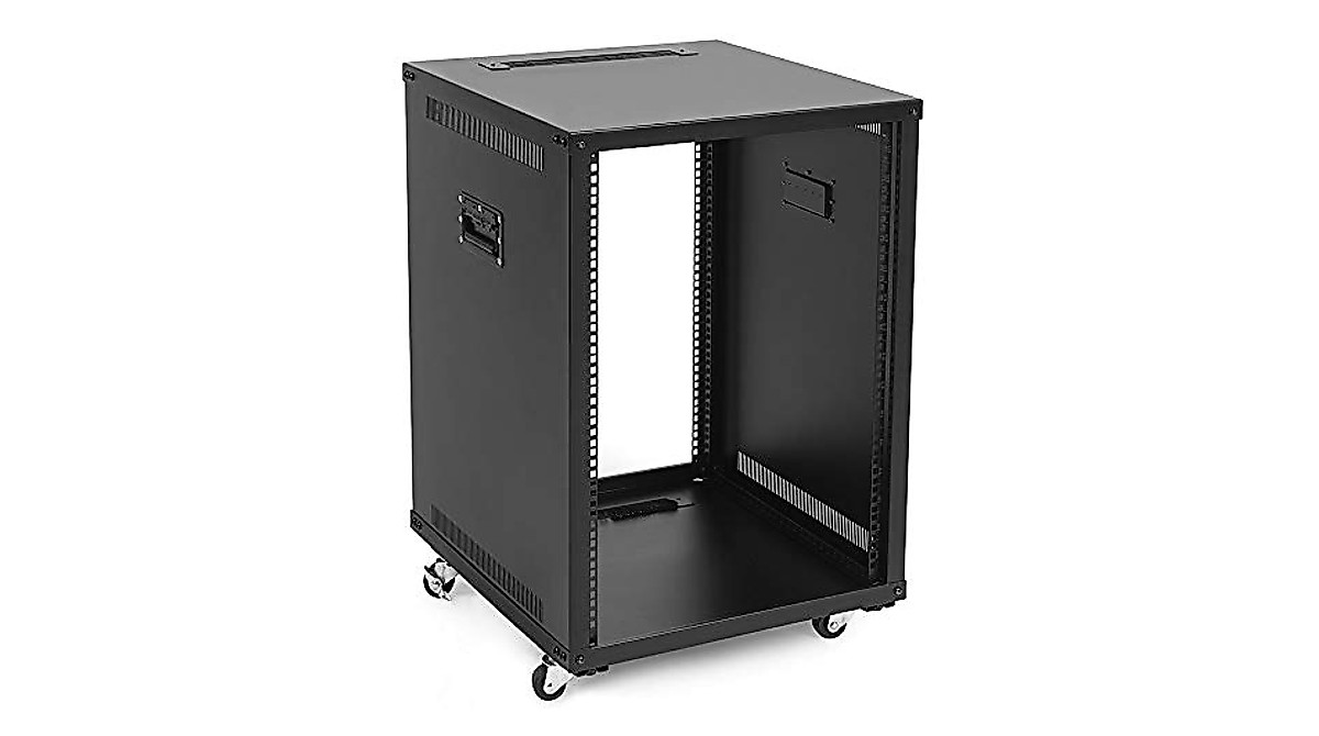 NavePoint 15U Portable Server Rack - Mobile IT Solution