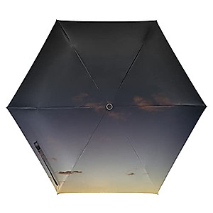 Sky Repel Umbrella Windproof Travel Umbrella - Compact, Light, Automatic, Strong and Portable - Wind Resistant, Small Folding Backpack Umbrella for Rain - Men and Women