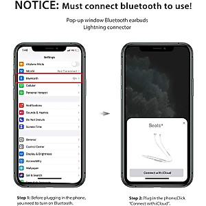 Apple Earbuds 2 Pack [Apple MFi Certified] Wired Earphones (Built-in Microphone & Volume Control) Noise Canceling Isolating Lightning Headphones Compatible with iPhone 14/13/12/11/SE/X/XR/XS/8/7